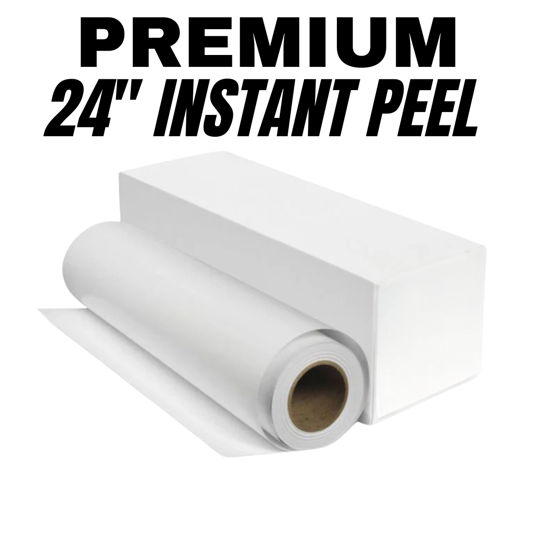 24" Instant Peel DTF Film (Cold/Hot Peel) – Double-Sided Matte ...