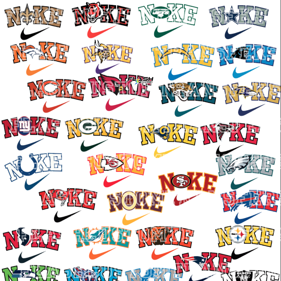 Introducing Our Collection of 32 Football Swoosh PNG Logos – Download ...
